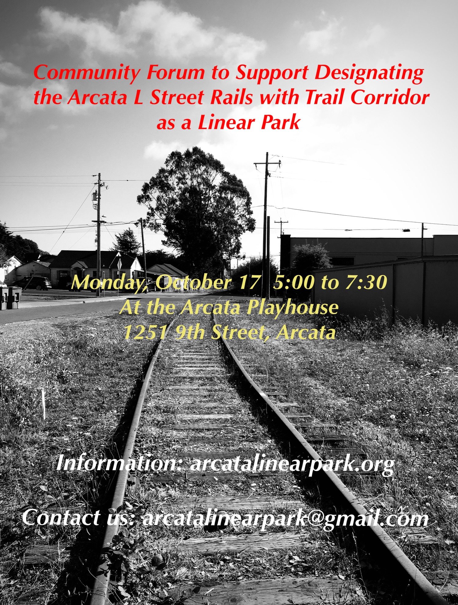 Community Forum to Support Designating the Arcata L Street Pathway as a ...